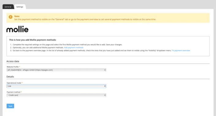 How to create your online payment portfolio with Mollie | ePages blog